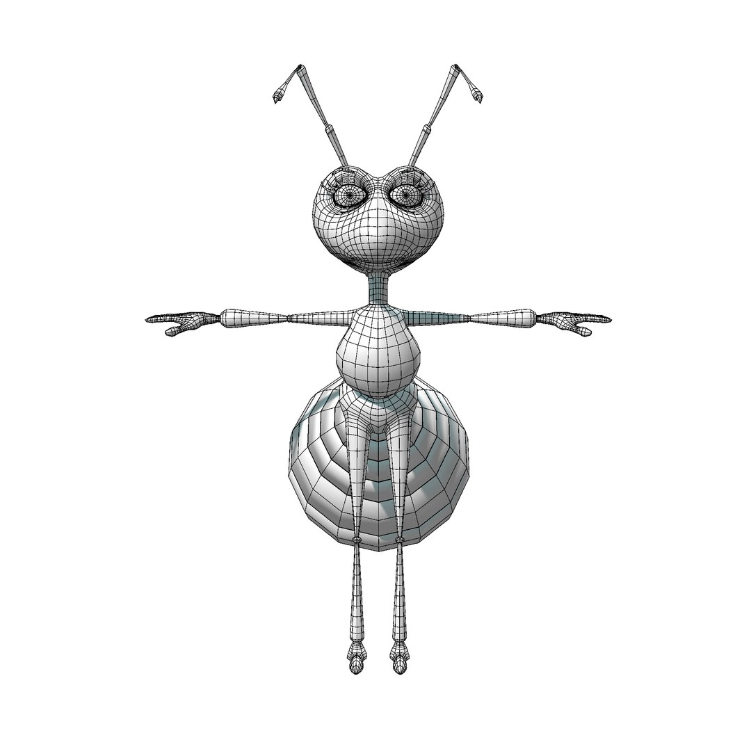 Ant Cartoon Toon 3D Model - TurboSquid 1266362