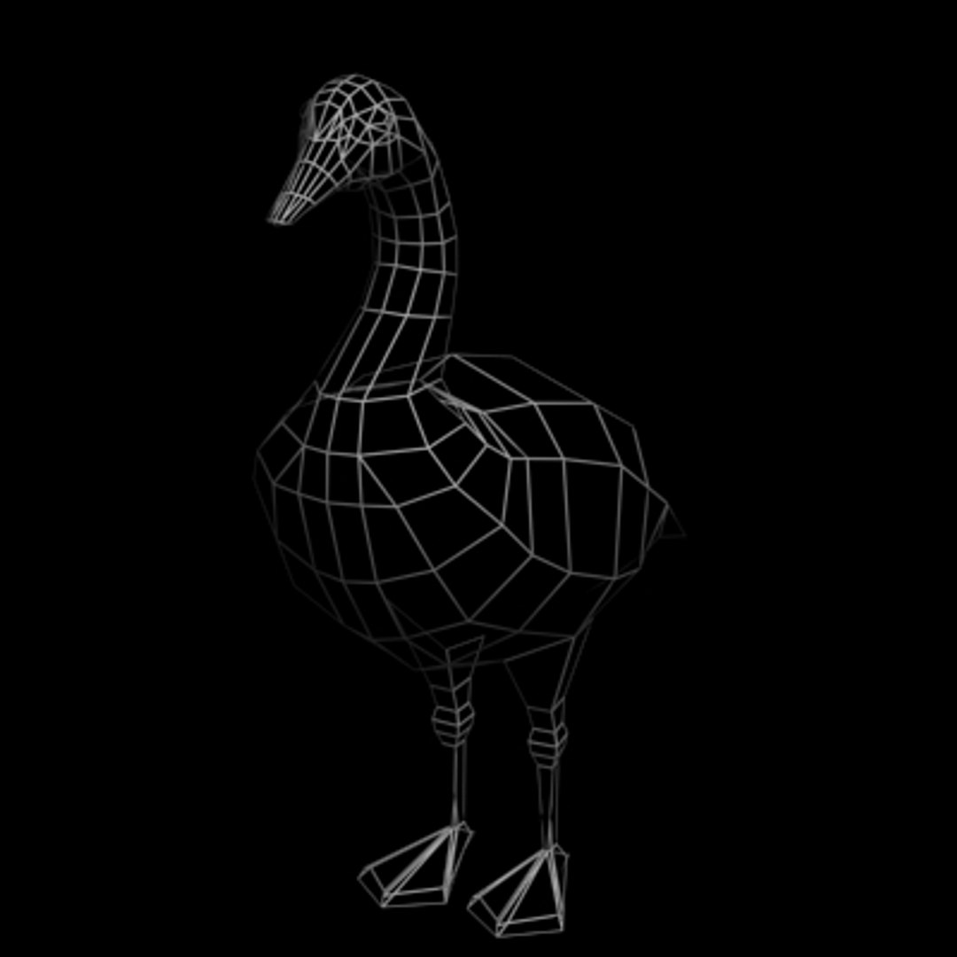 Canadian Goose 3d Max