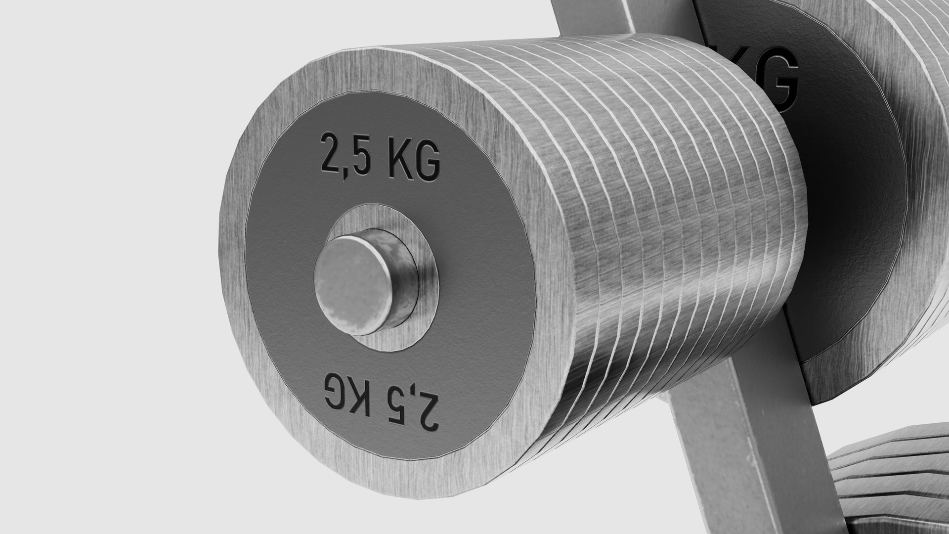 3D Plate Weights Set - TurboSquid 2321671