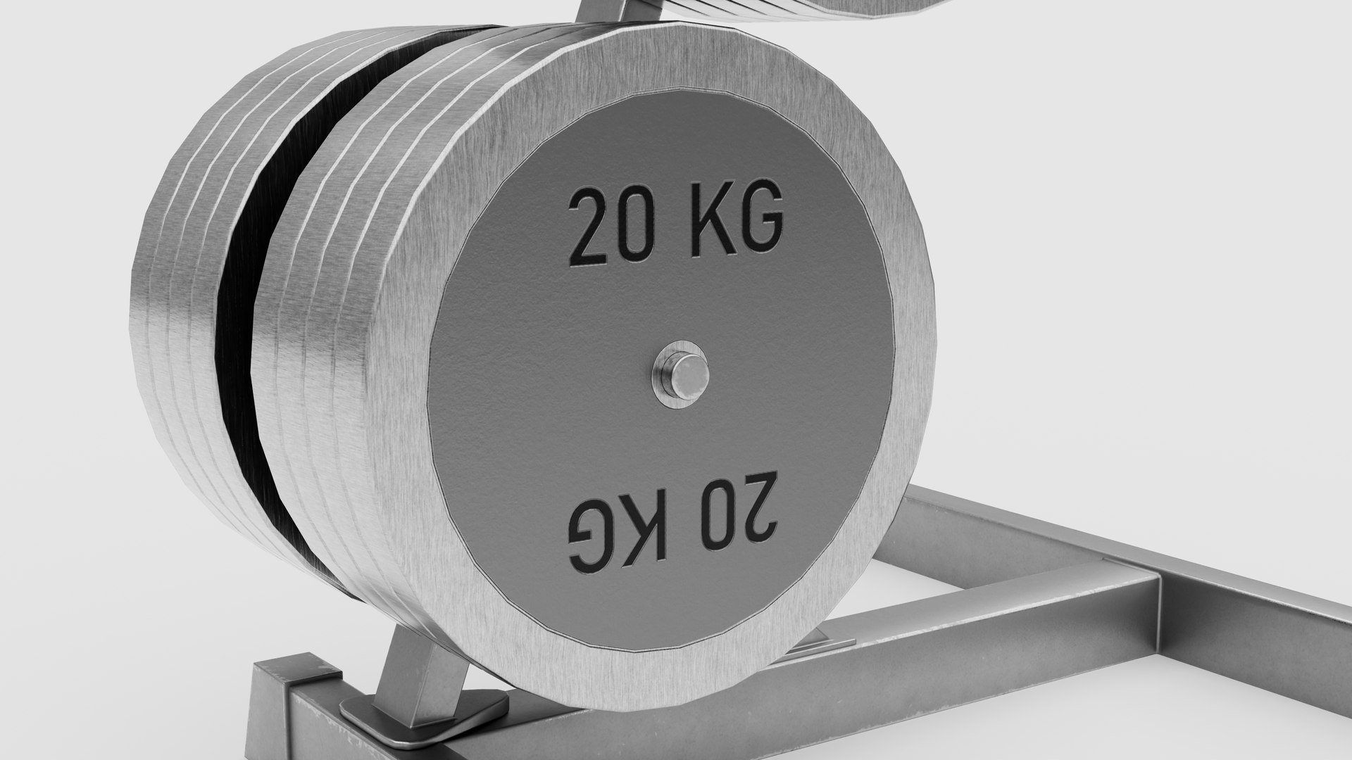 3D Plate Weights Set - TurboSquid 2321671