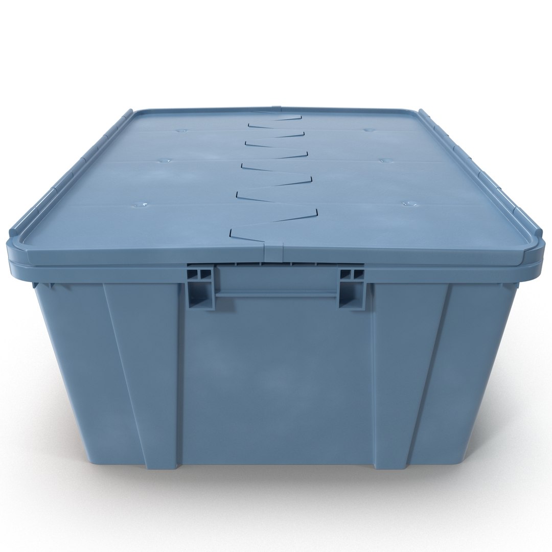 3d Model Of Plastic Crate Lid