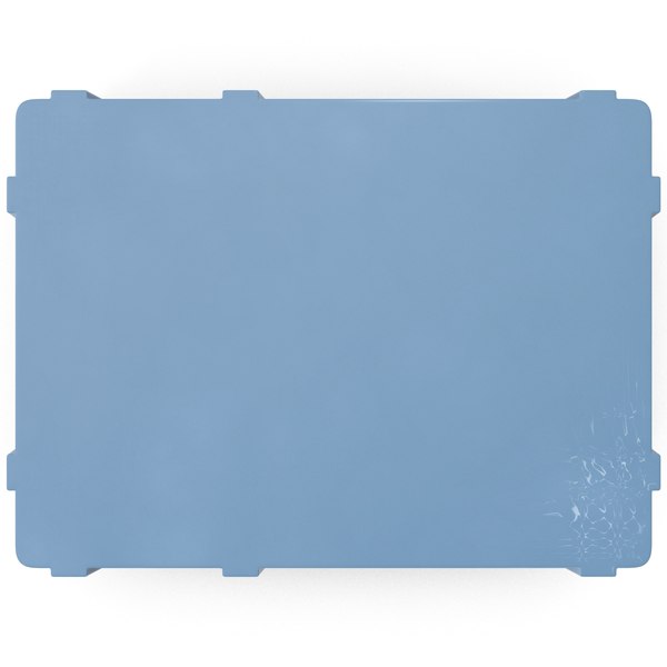 3d model of plastic crate lid