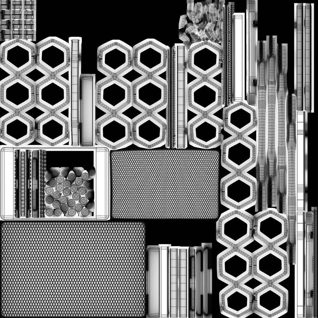 3D Steel Rack - TurboSquid 2295605