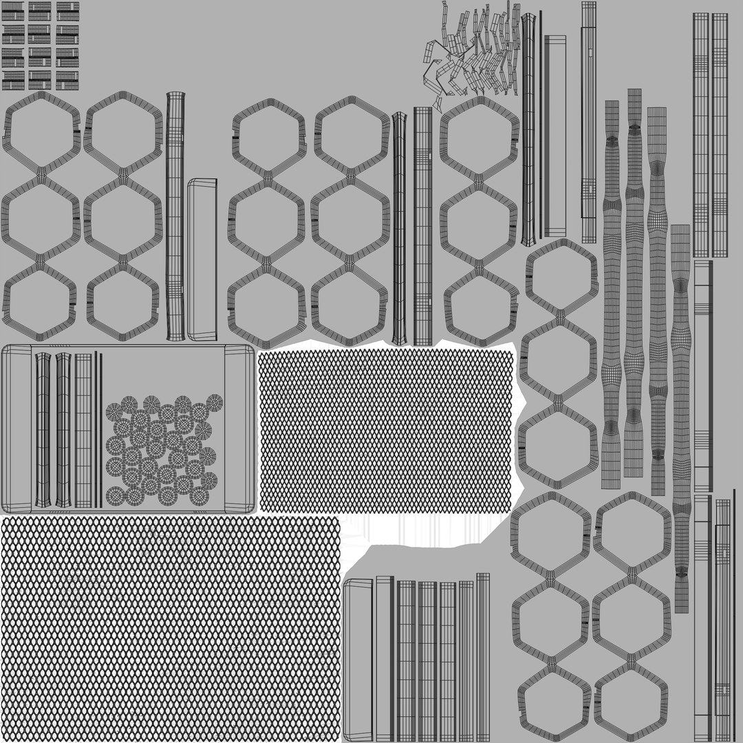 3D Steel Rack - TurboSquid 2295605