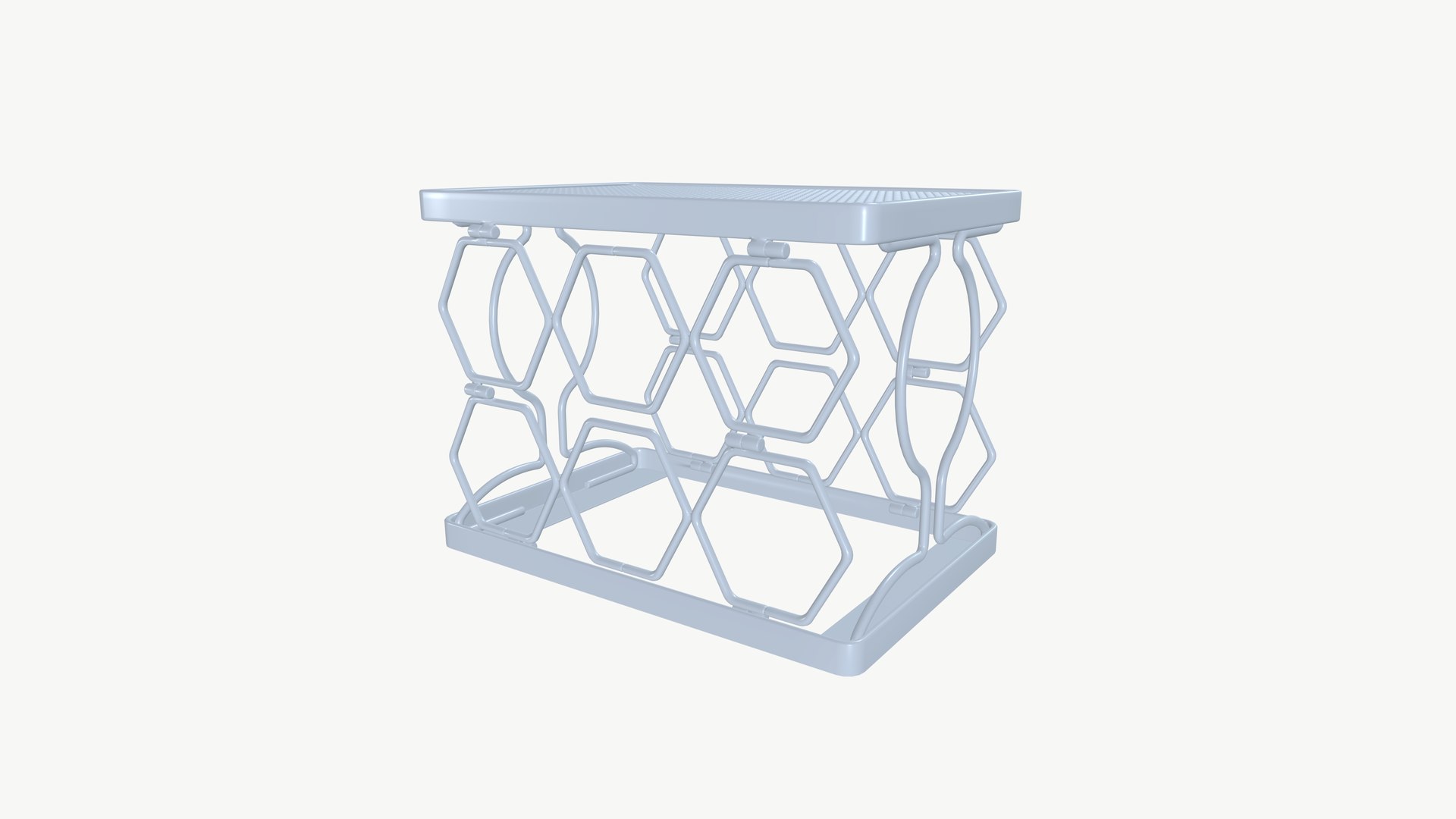 3D Steel Rack - TurboSquid 2295605
