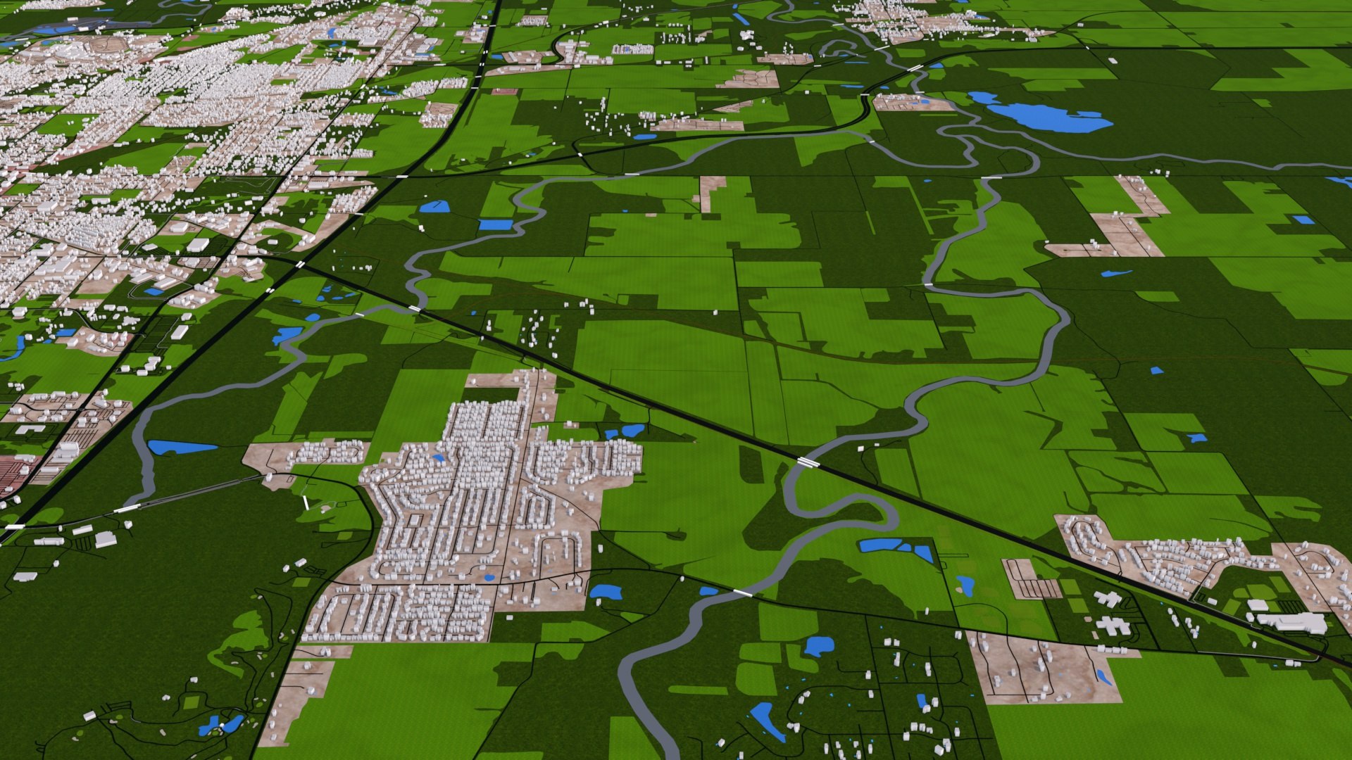 3D Springfield City Buildings Model - TurboSquid 1532151