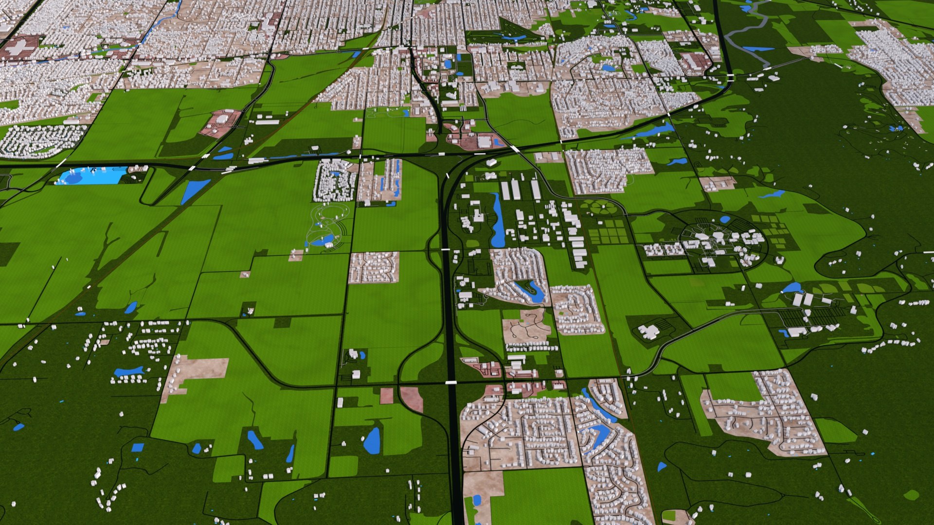 3D Springfield City Buildings Model - TurboSquid 1532151