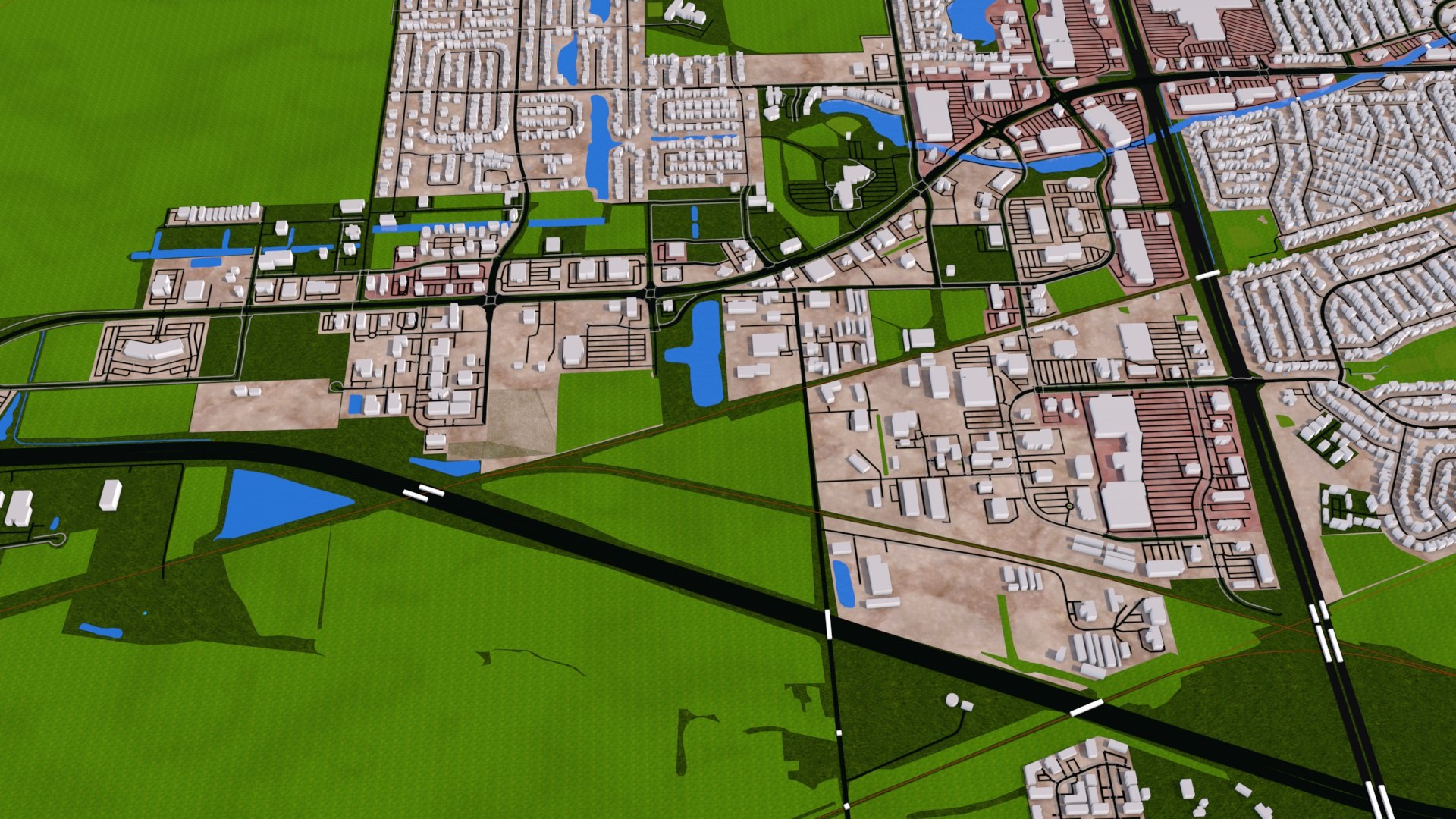 3D Springfield City Buildings Model - TurboSquid 1532151