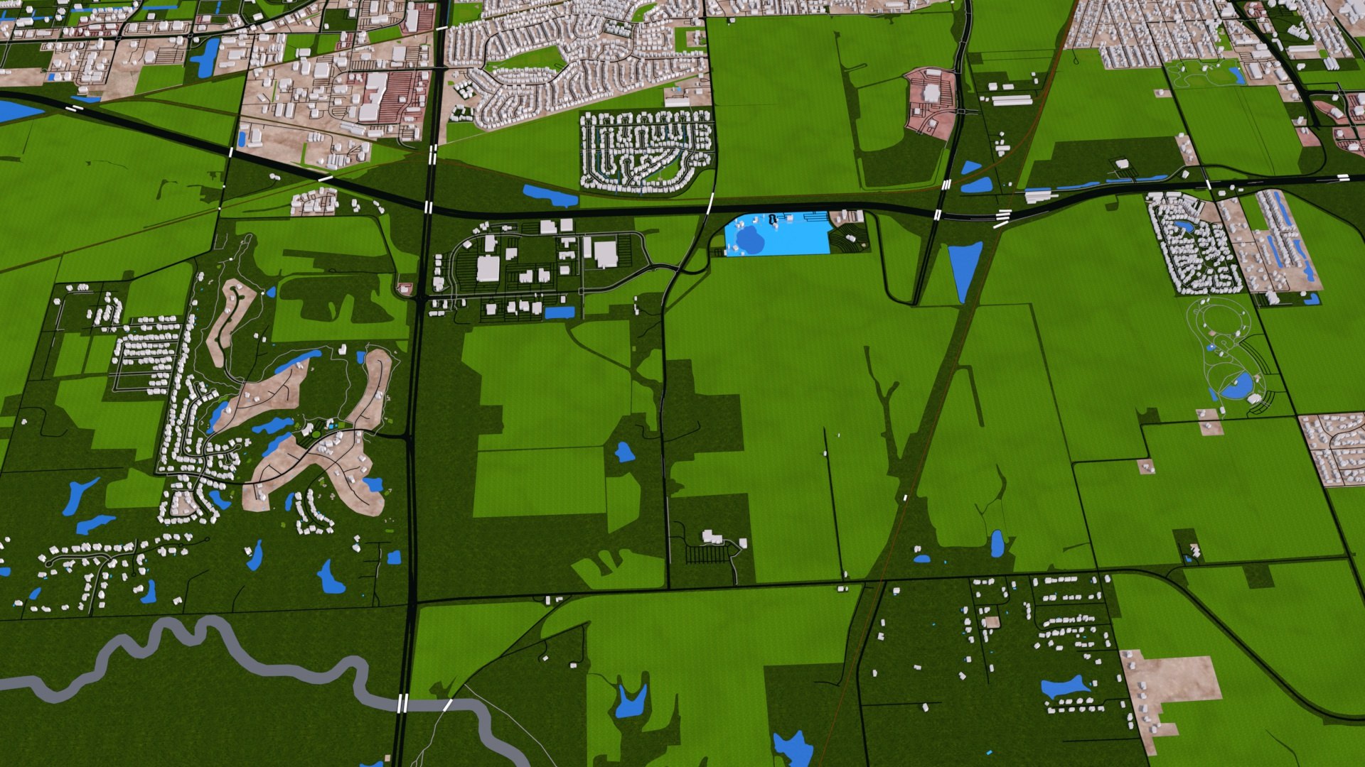 3D Springfield City Buildings Model - TurboSquid 1532151