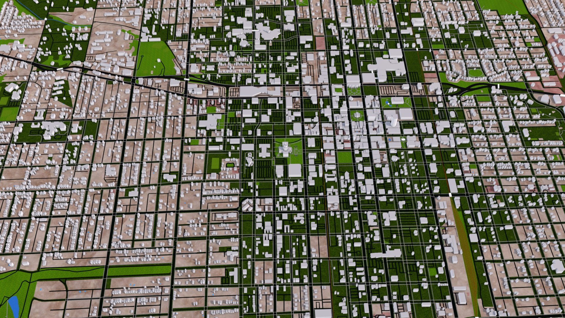 3D Springfield City Buildings Model - TurboSquid 1532151