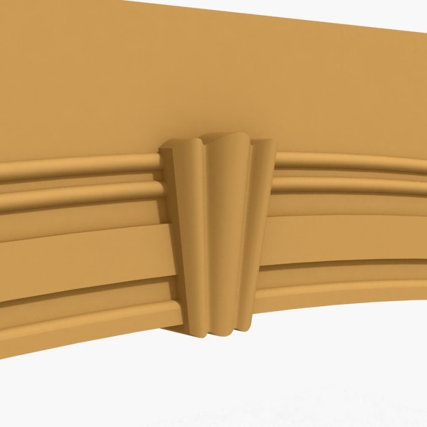 3d arch architecture wall model