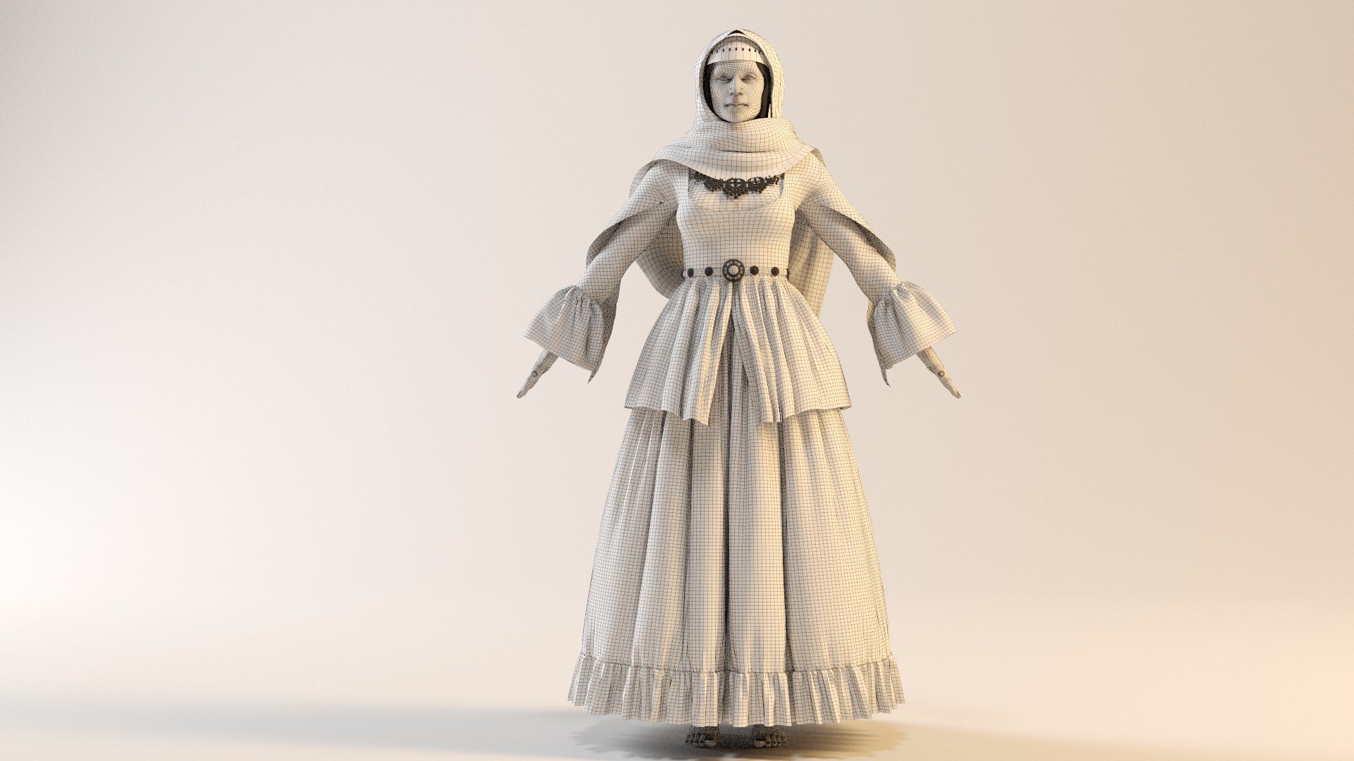 HISTORY CHARACTER NATAVAN XURSHUDBANU 3D Model - TurboSquid 2173006