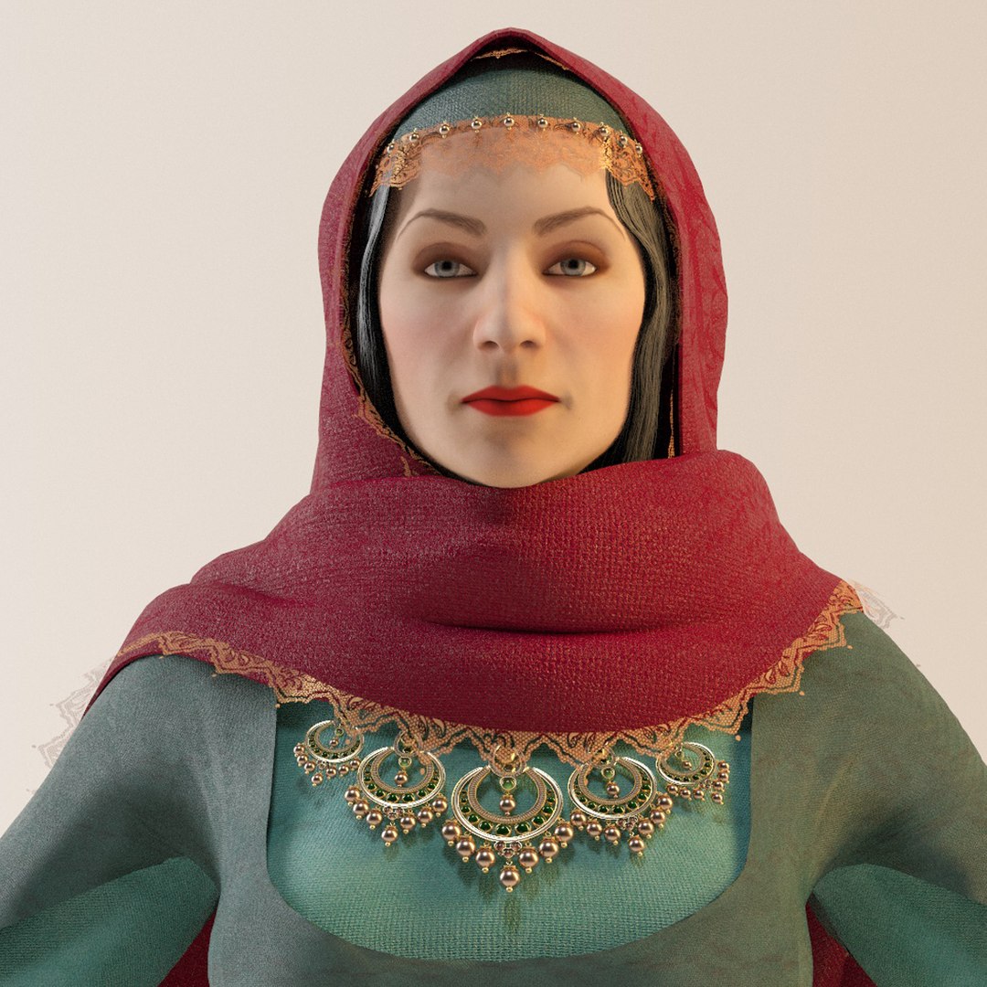 HISTORY CHARACTER NATAVAN XURSHUDBANU 3D Model - TurboSquid 2173006