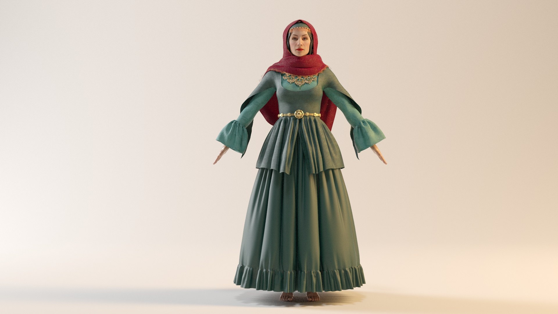 HISTORY CHARACTER NATAVAN XURSHUDBANU 3D Model - TurboSquid 2173006