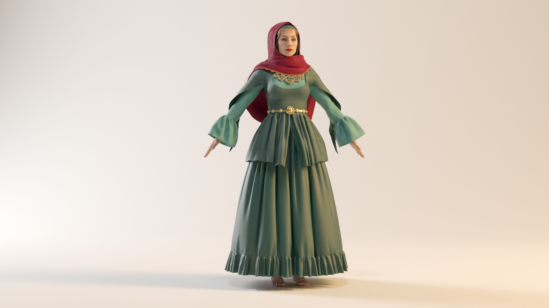 HISTORY CHARACTER NATAVAN XURSHUDBANU 3D Model - TurboSquid 2173006