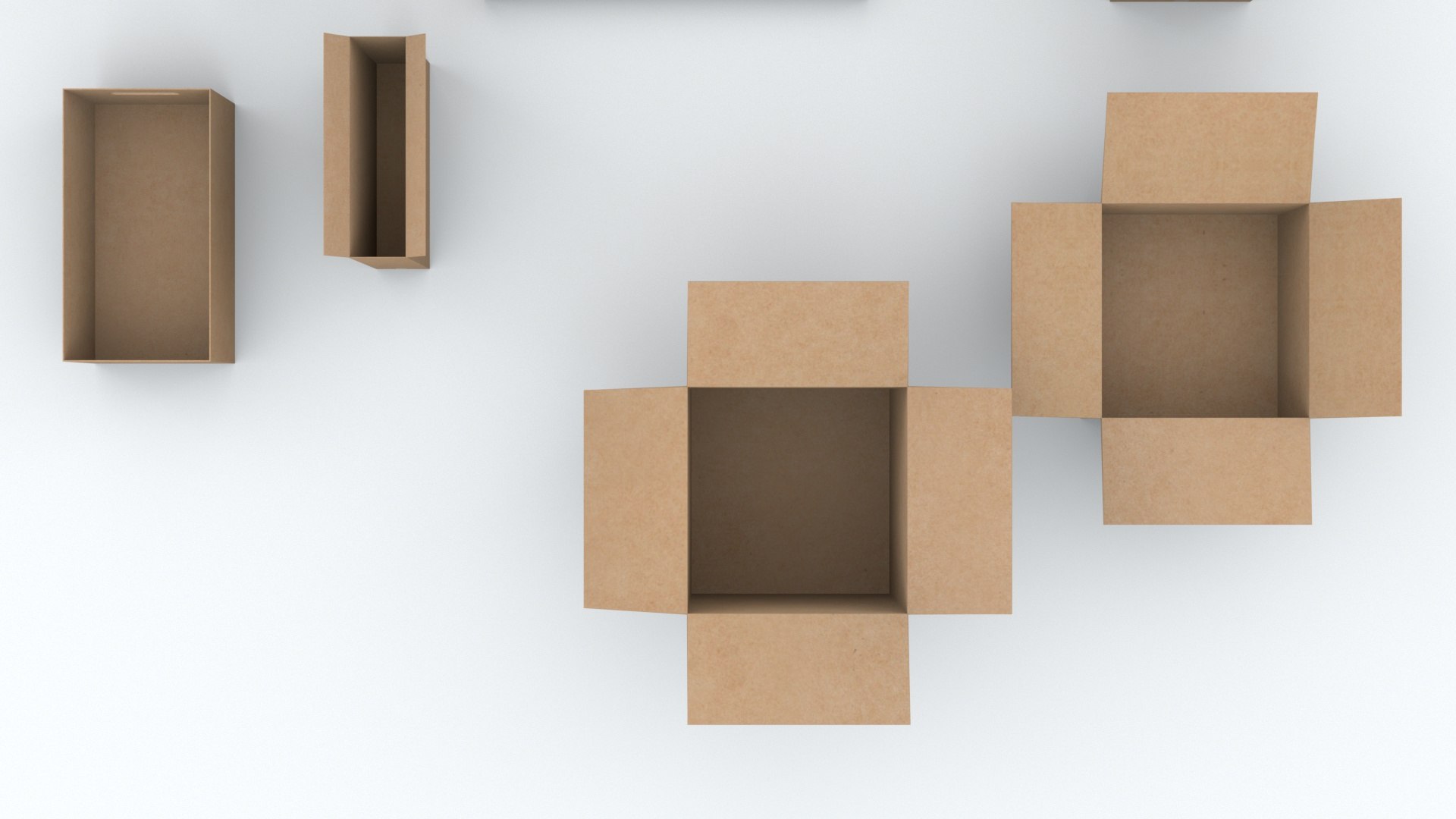 10 Different Boxes 3D Model - TurboSquid 1579580