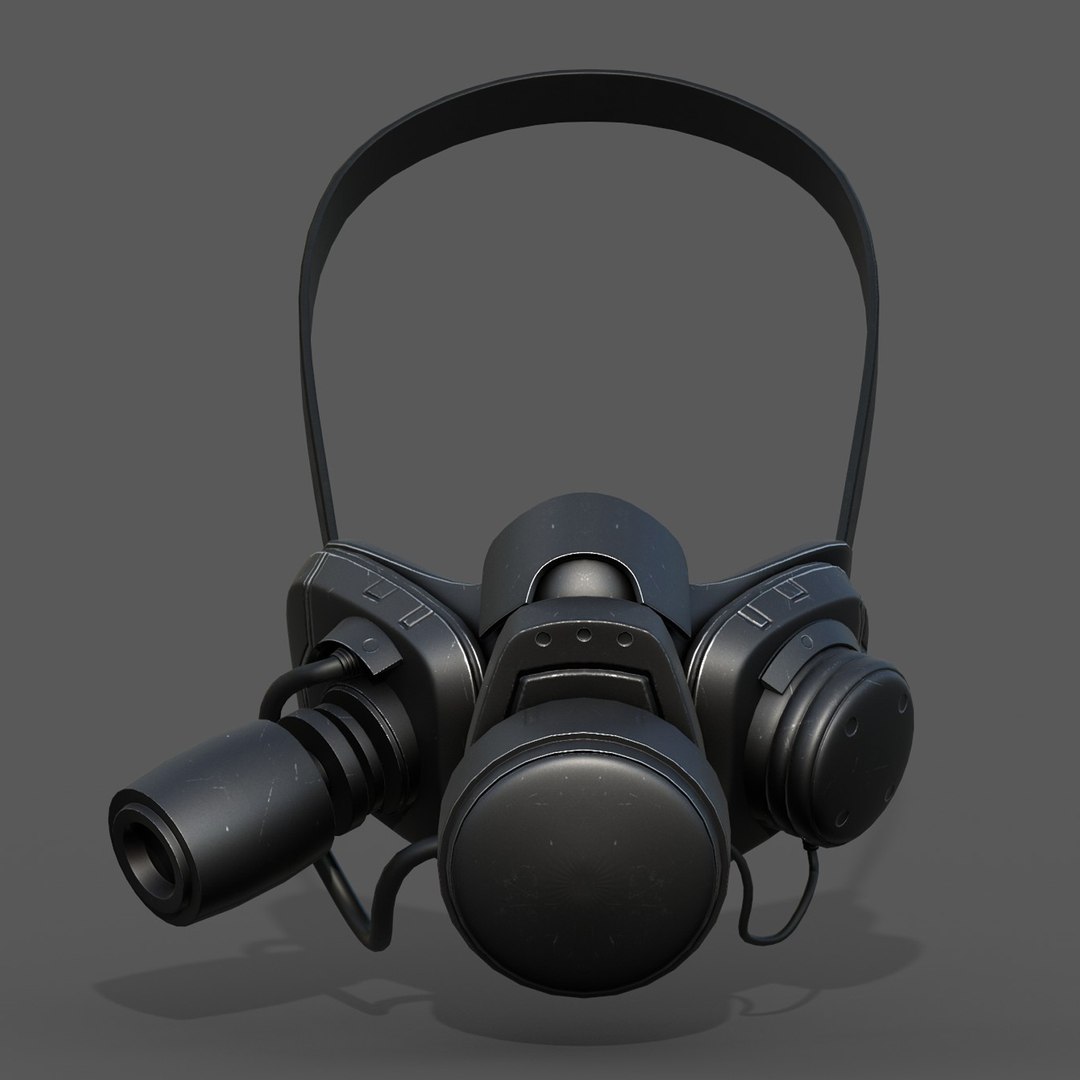 Gas mask 3D model - TurboSquid 1574634