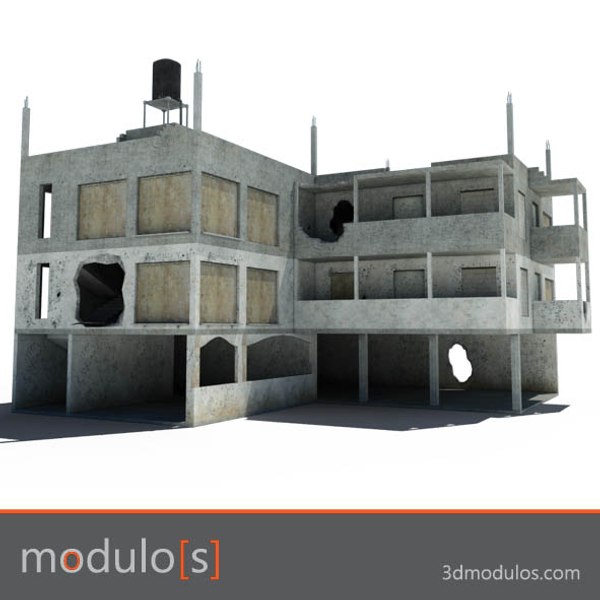 Animated Destroyed Building 3D Models for Download | TurboSquid