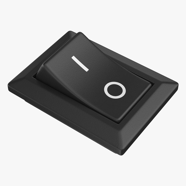Rocker switch 3D model - TurboSquid 1287490