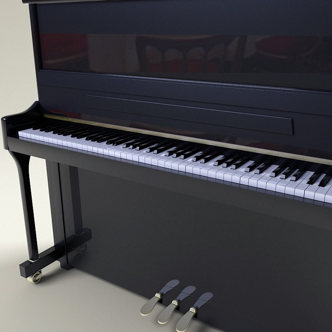 music instruments v3 grand piano 3d model