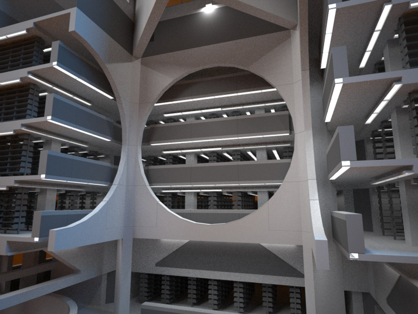 Exeter Library Louis Kahn 3d Max