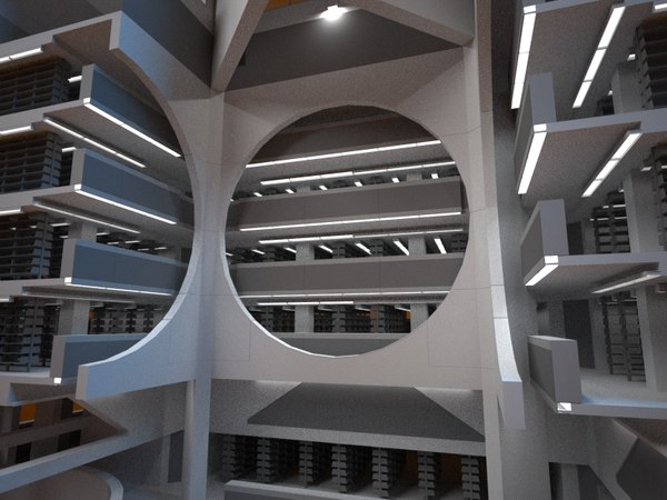 exeter library louis kahn 3d max