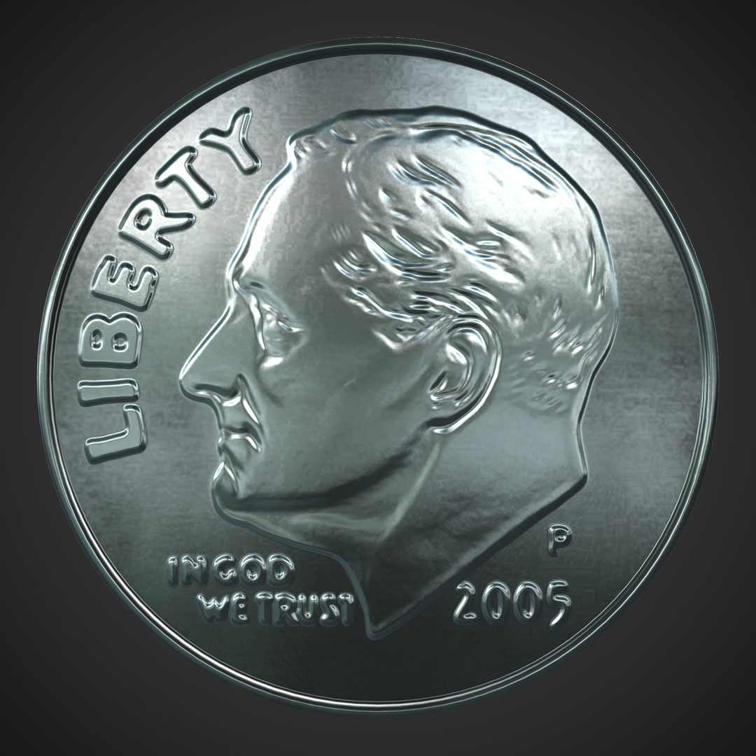 American Money 3d Model