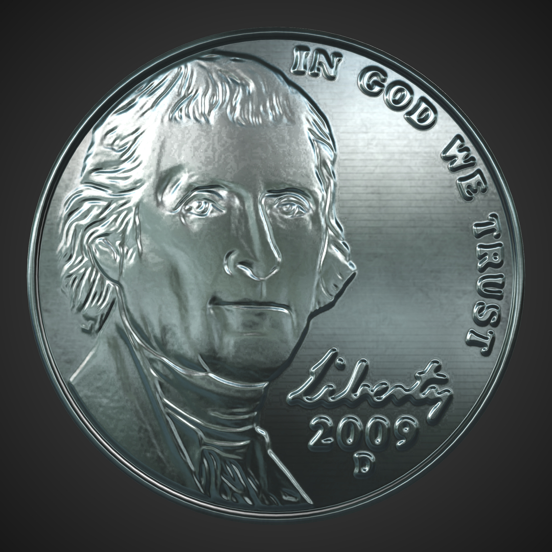 American Money 3d Model