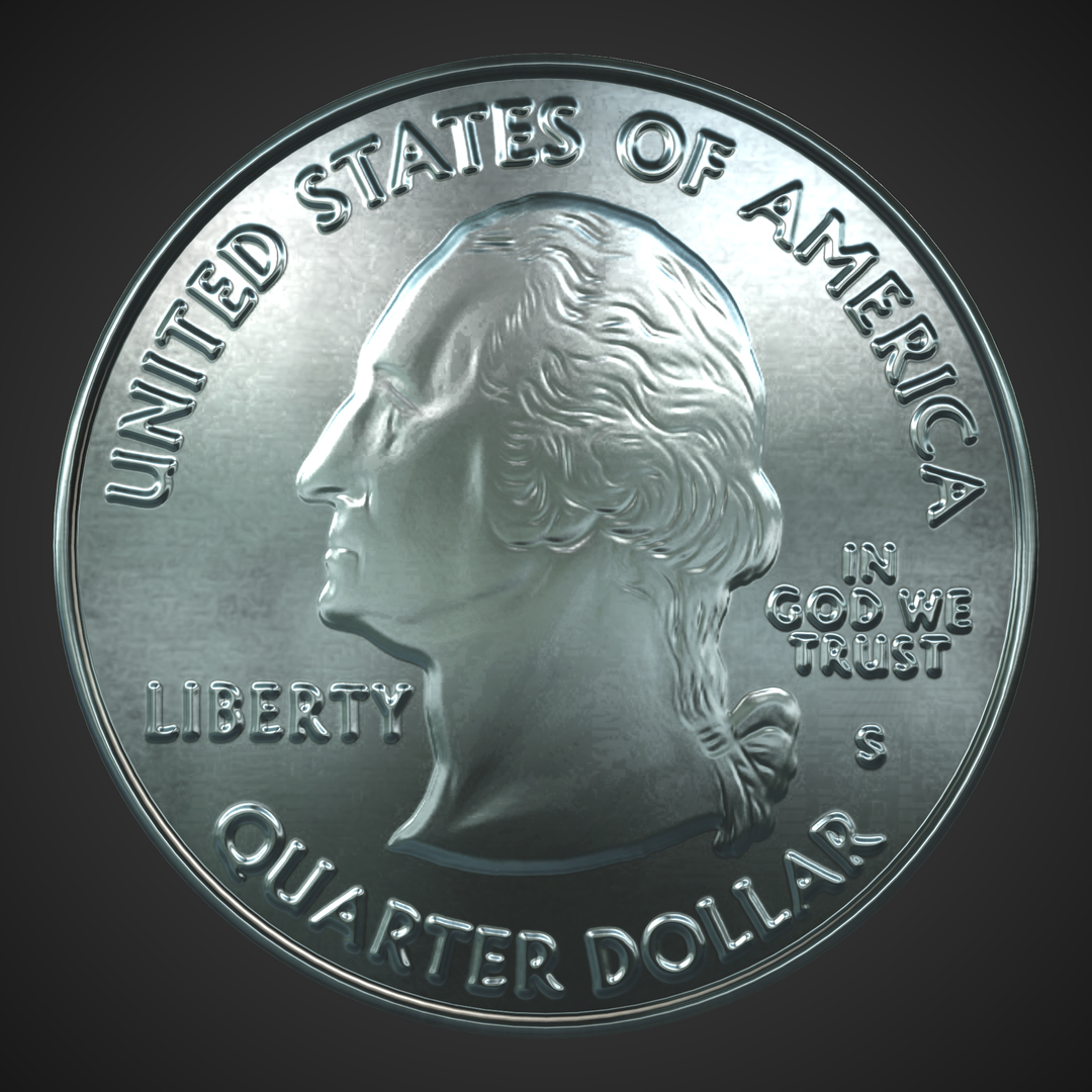 American Money 3d Model