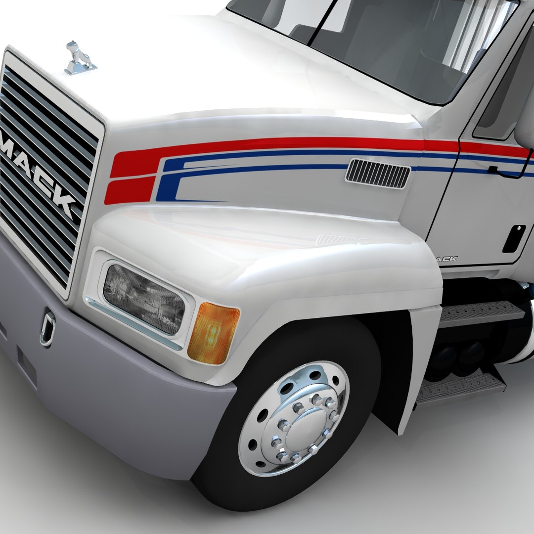 3d Mack Ch Daycab Model