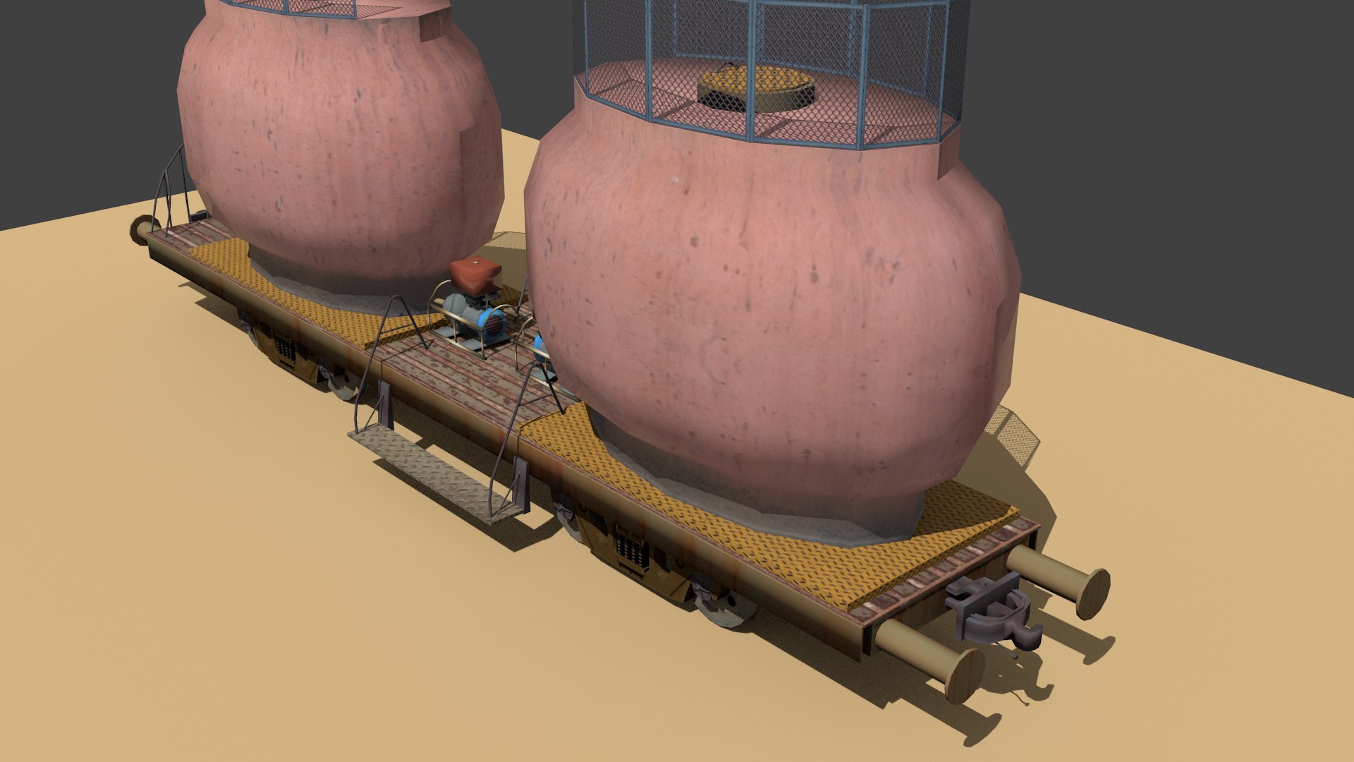 train wagon 3d model