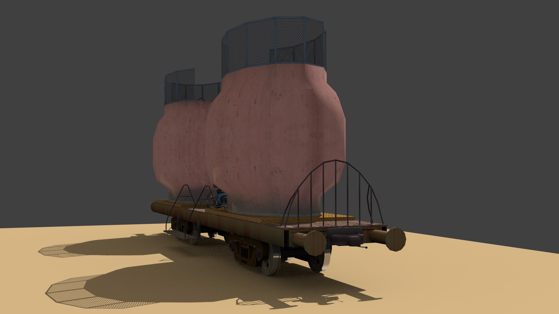 train wagon 3d model