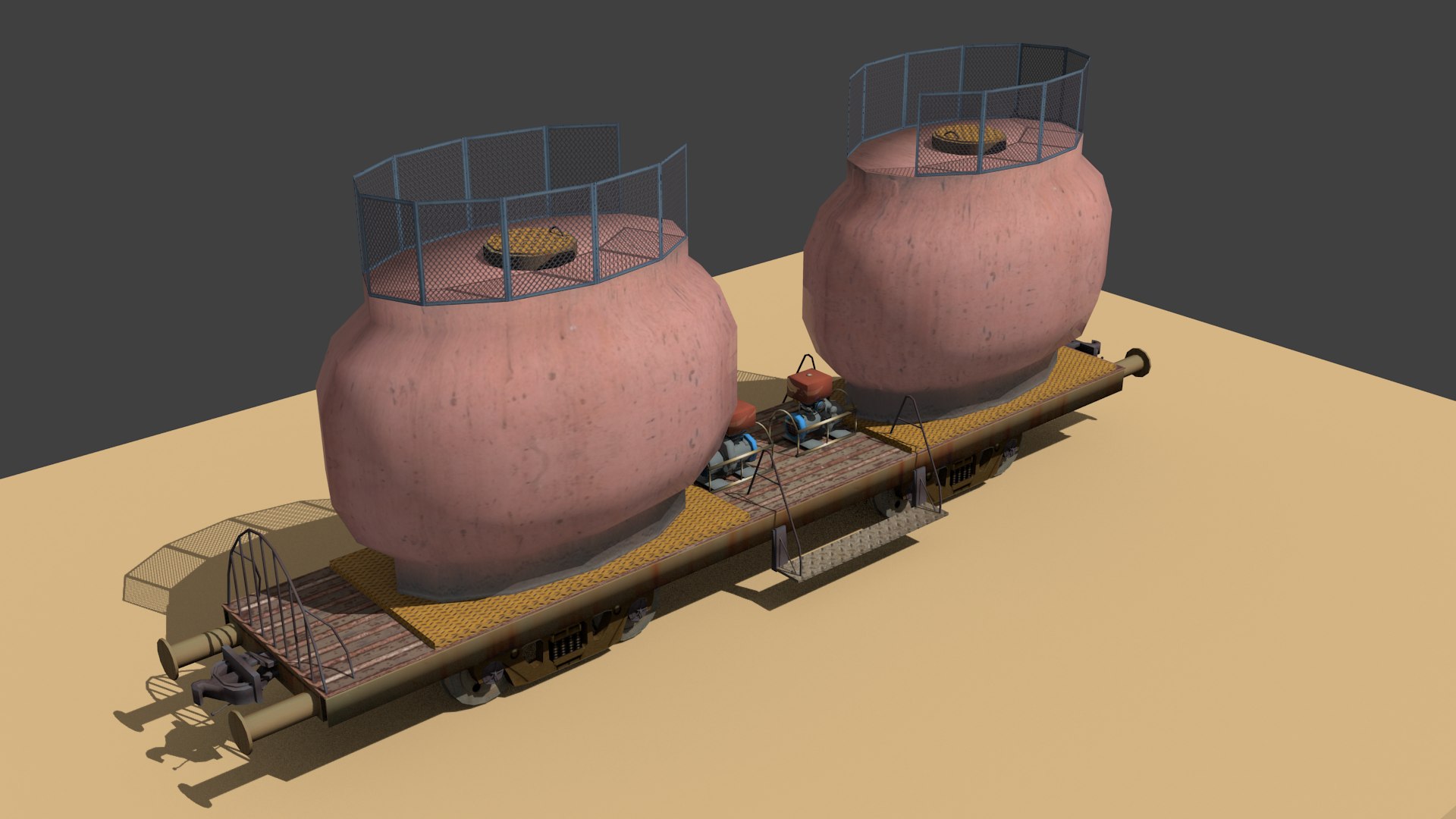 train wagon 3d model