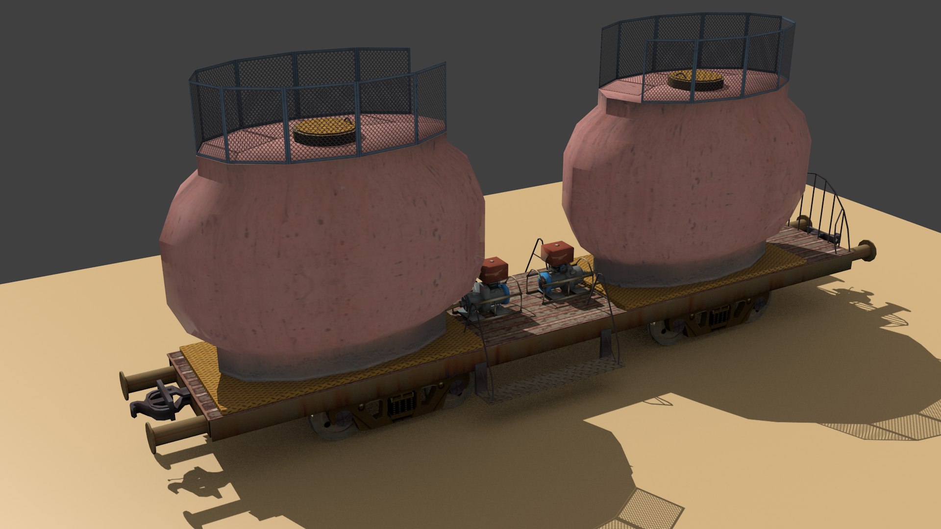 train wagon 3d model