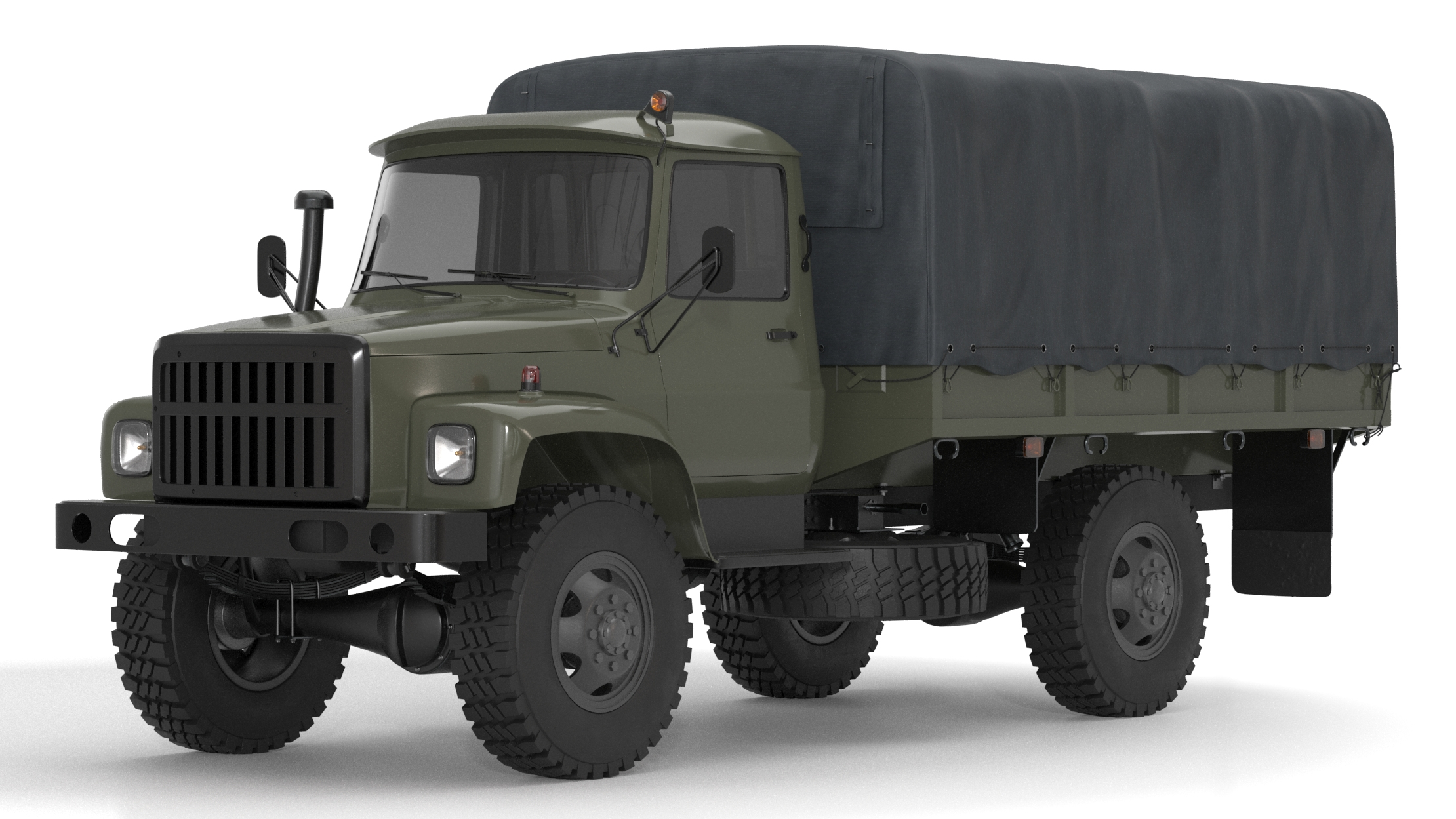 Ciężarówka wojskowa 01 Model 3D - TurboSquid 2463479