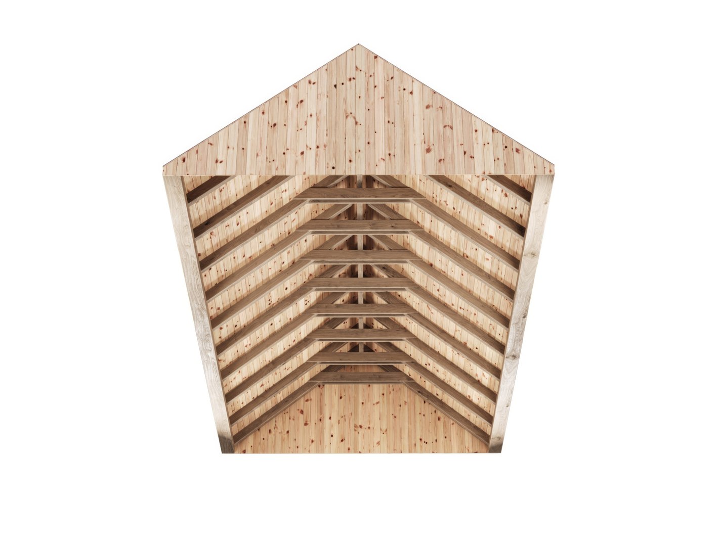 Wooden Ceiling V11 With Beams 3D Model - TurboSquid 2285179