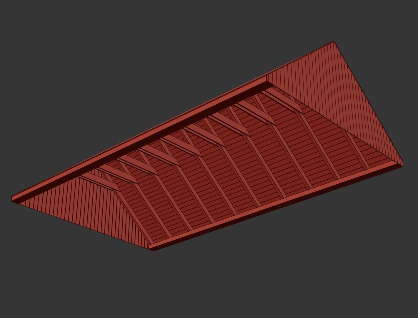 Wooden Ceiling V11 With Beams 3D Model - TurboSquid 2285179