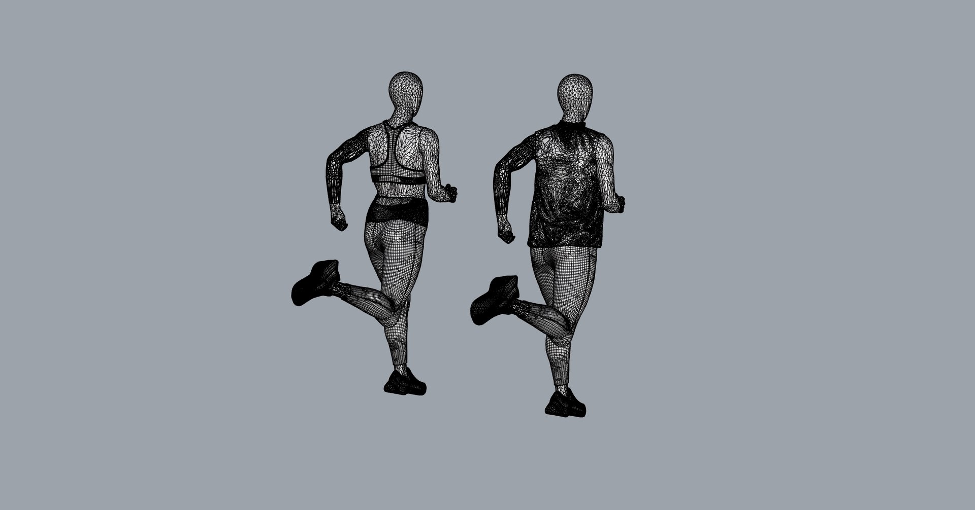 3D Female Mannequin Running Collection Sportswear 3D Model - TurboSquid ...