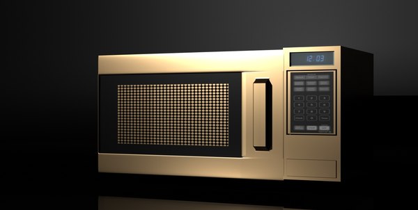 3d model microwave
