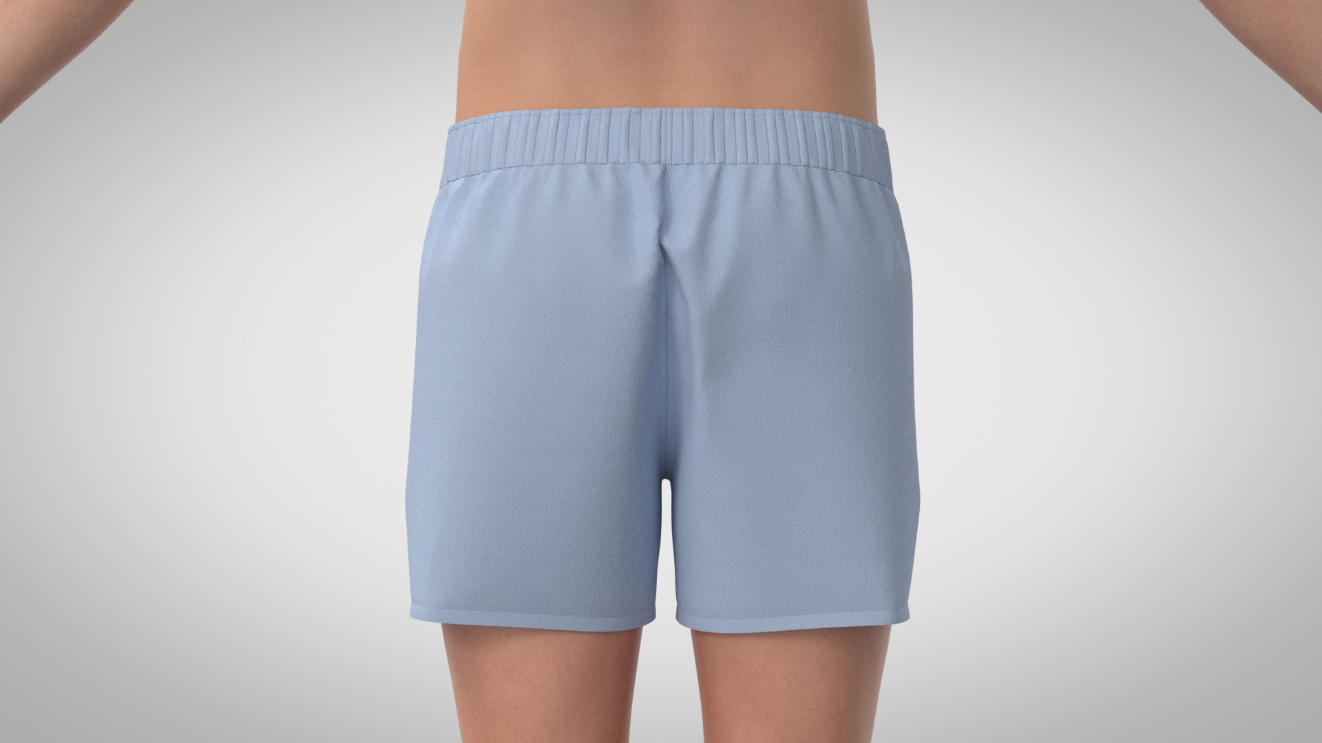3D Woven Boxer Shorts Model - TurboSquid 1853444