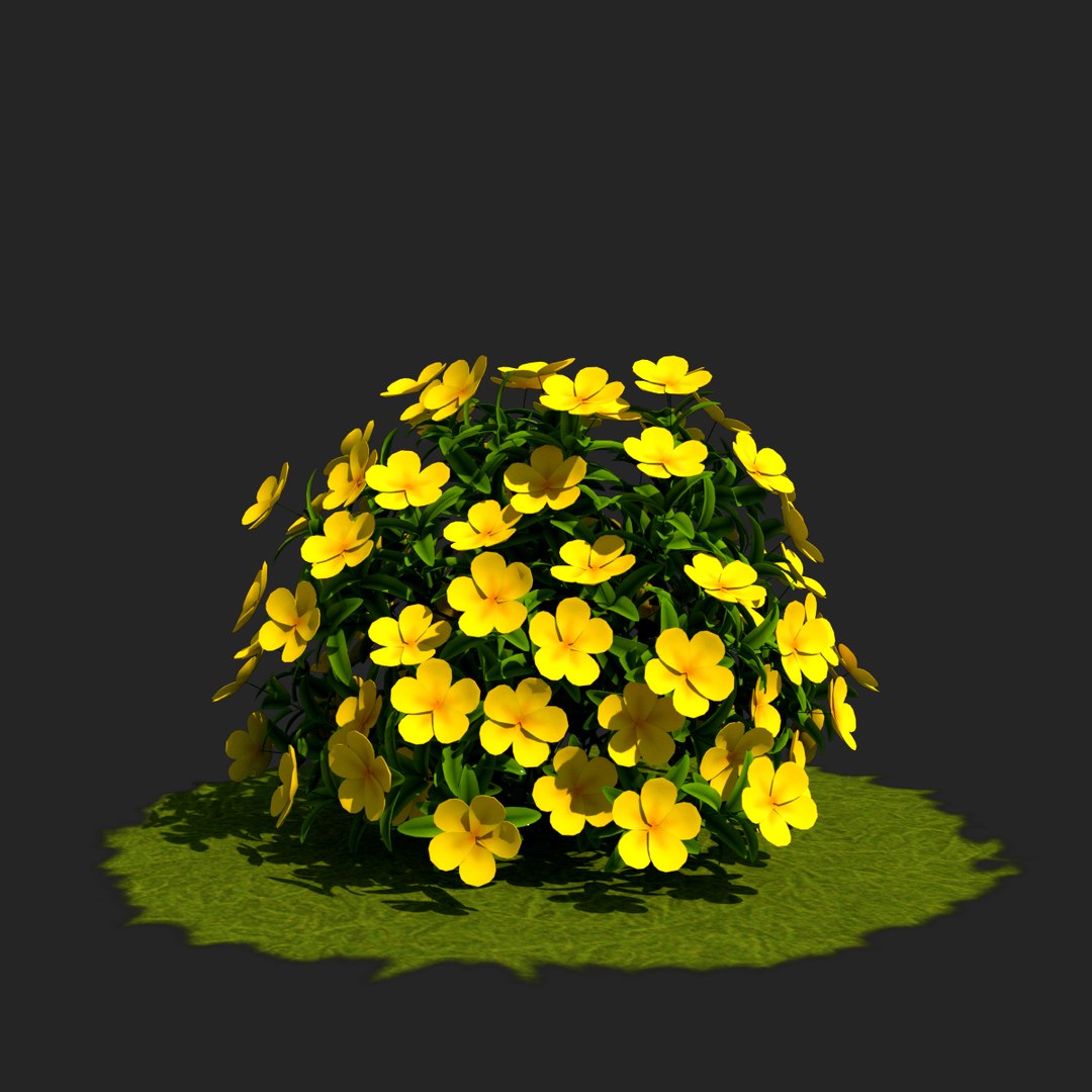 3D flower cartoon - TurboSquid 1334440