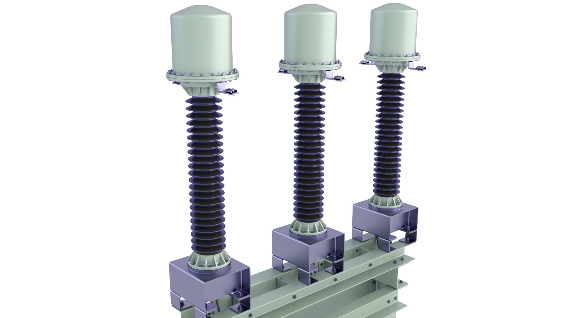 Substation High Voltage Disconnector Switch 24 3D - TurboSquid 2098659