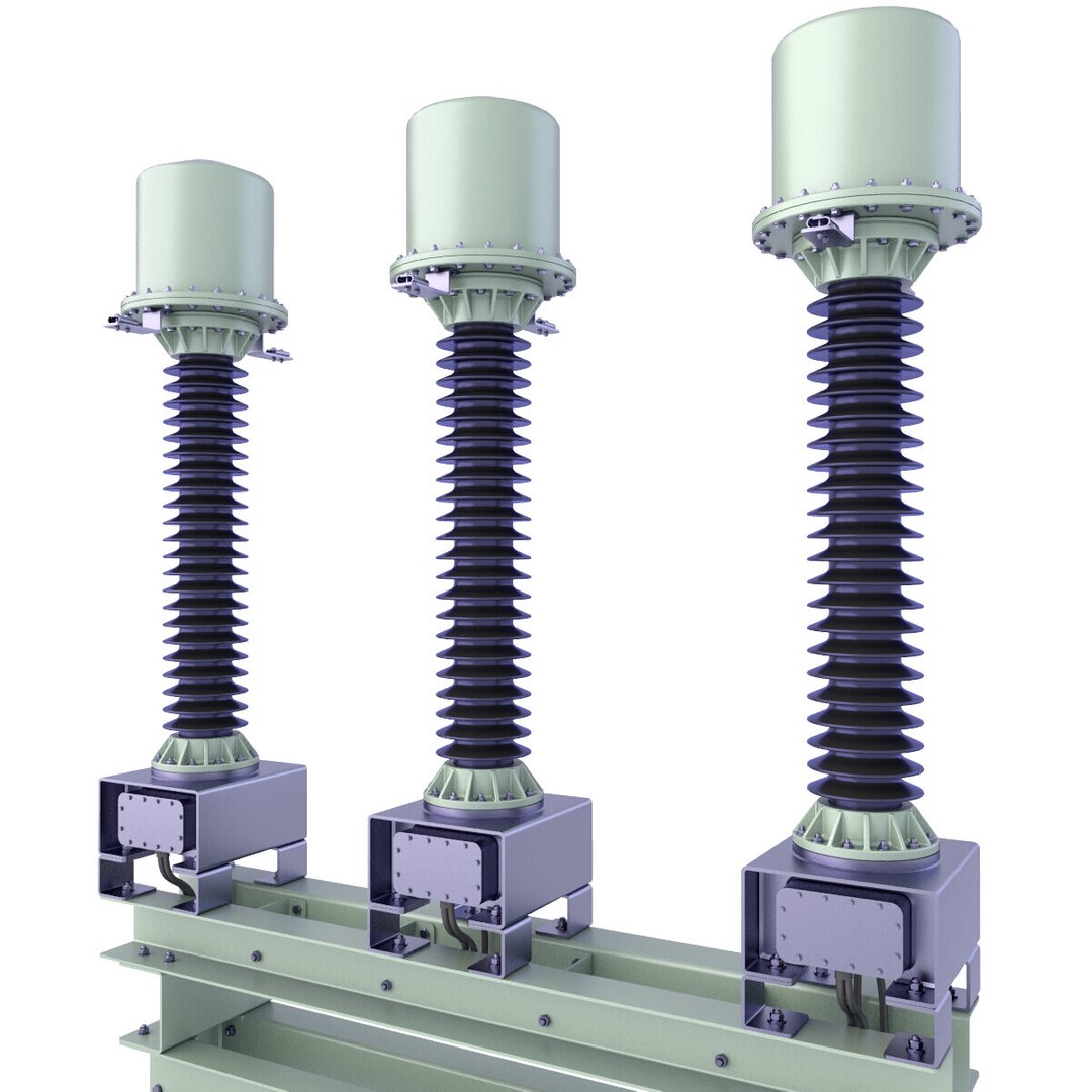 Substation High Voltage Disconnector Switch 24 3D - TurboSquid 2098659