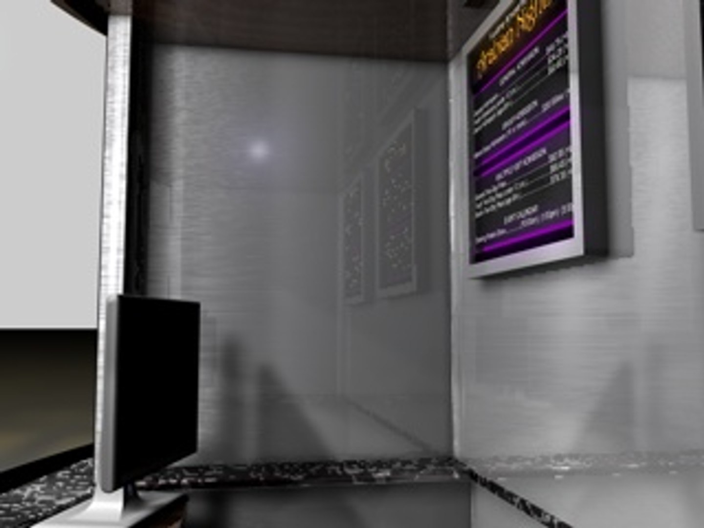 3d Admission Booth Model