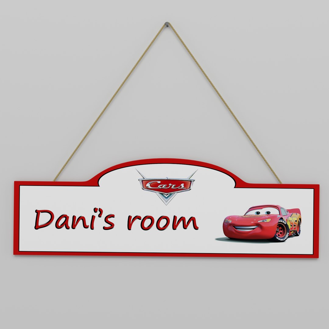 3D Children Room Sign - TurboSquid 1223490