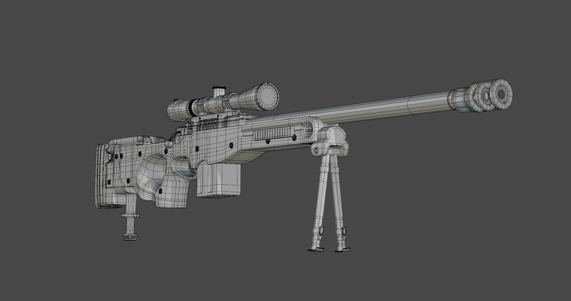 3D AWM Model - TurboSquid 2195302