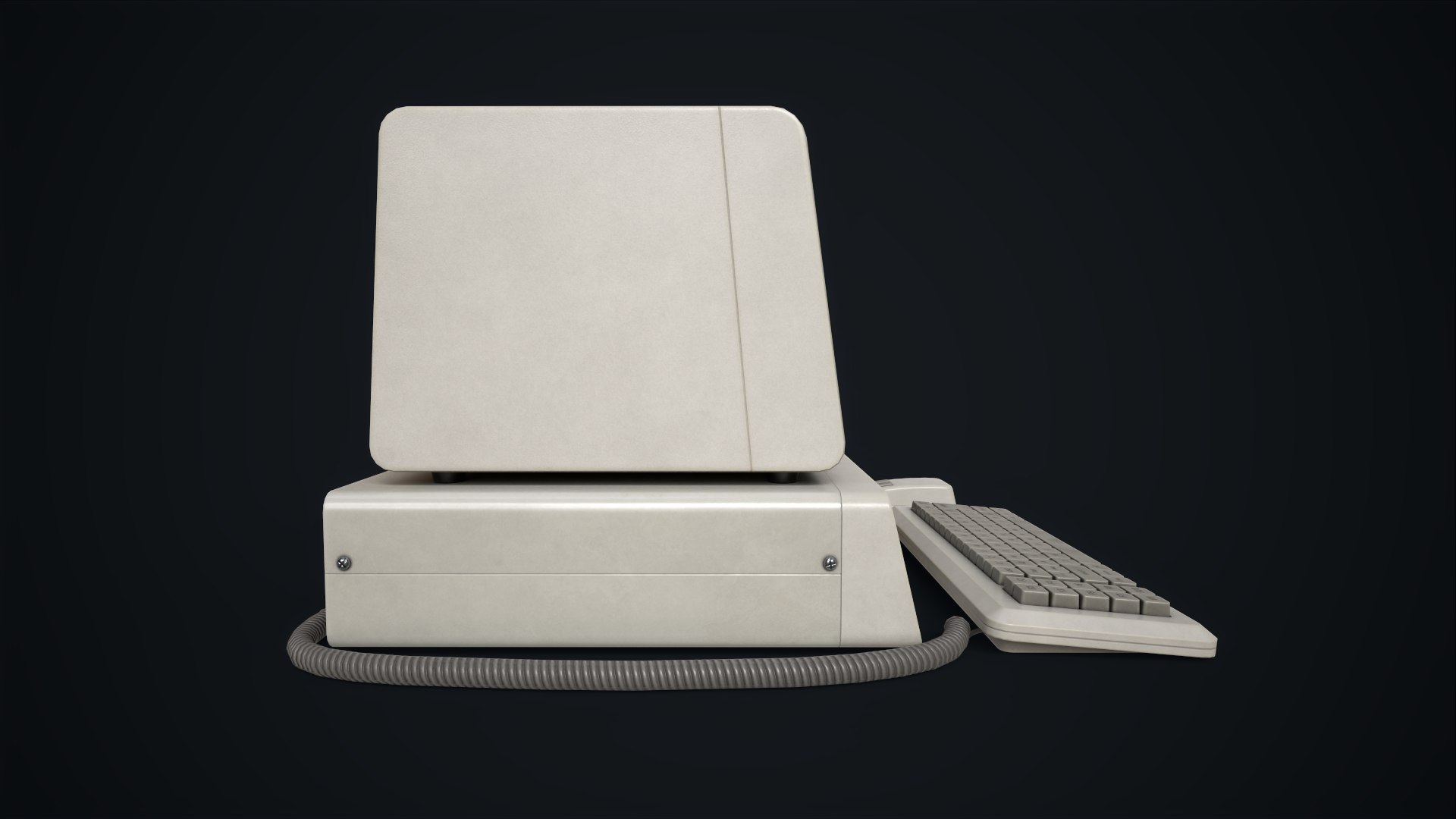 Reto Computer 80s 3D model - TurboSquid 2154867