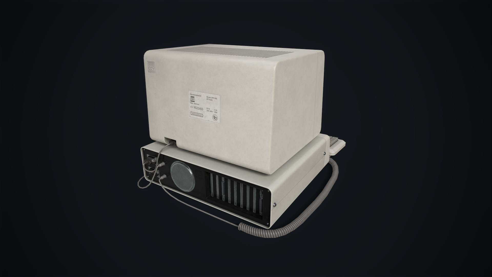 Reto Computer 80s 3D model - TurboSquid 2154867