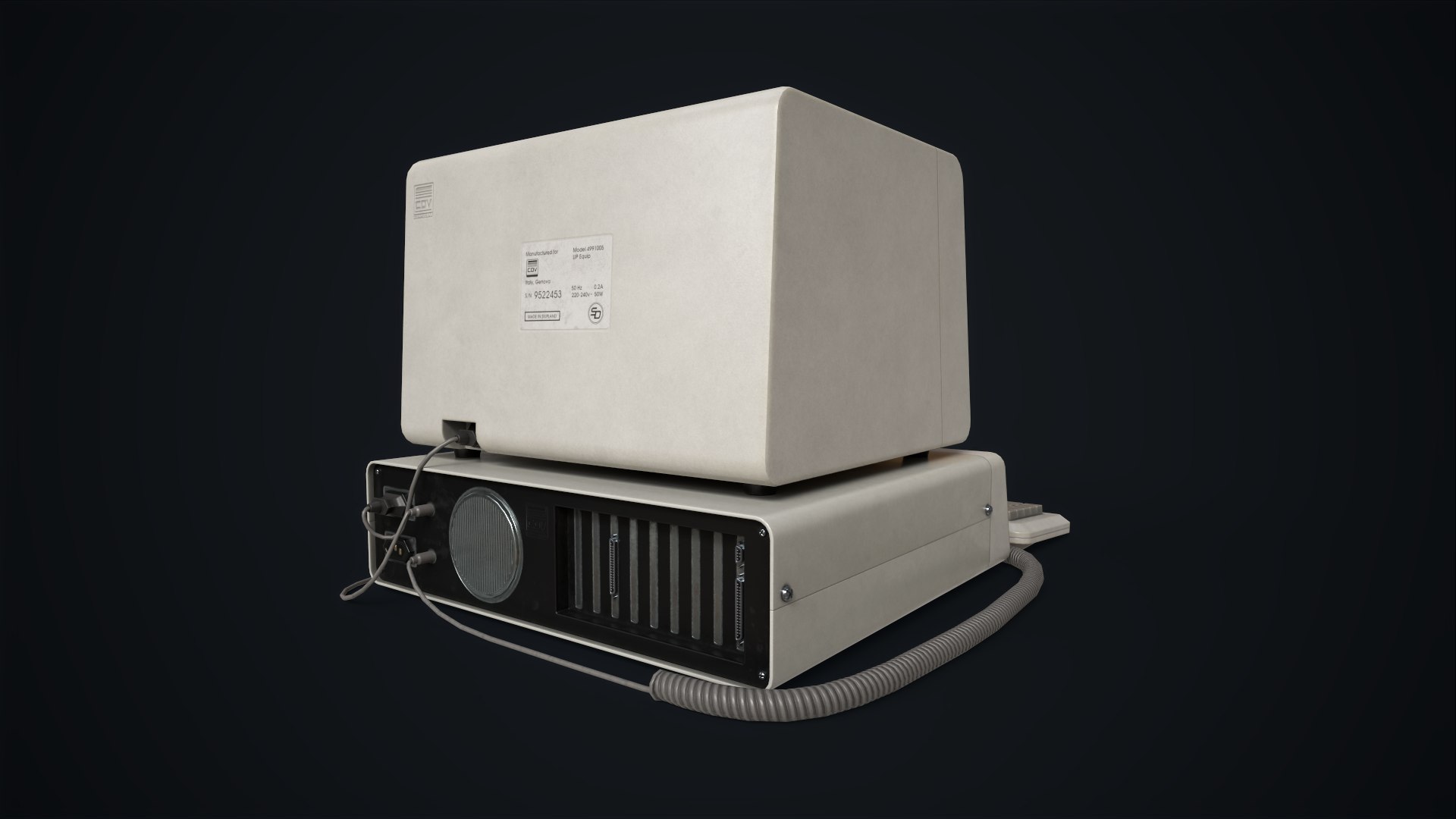 Reto Computer 80s 3D model - TurboSquid 2154867