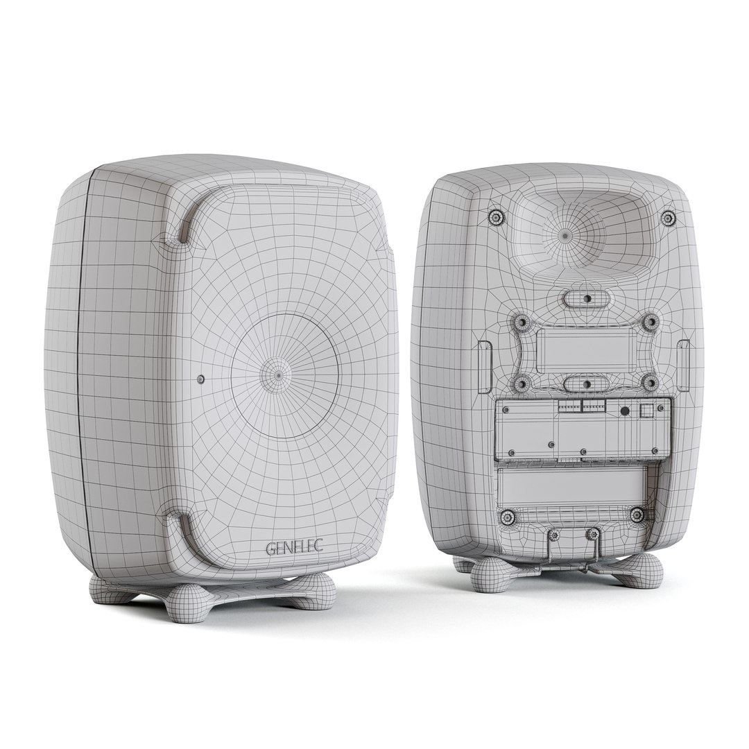 Genelec 8341 The Ones Studio Speakers 3D - TurboSquid 1905484
